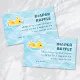 Diaper Raffle Rubber Ducky Splish Splash Enclosure Card | Zazzle