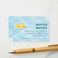 Diaper Raffle Rubber Ducky Splish Splash Enclosure Card | Zazzle