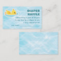 Diaper Raffle Rubber Ducky Splish Splash Enclosure Card | Zazzle