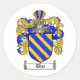 DIAZ FAMILY CREST - DIAZ COAT OF ARMS CLASSIC ROUND STICKER | Zazzle