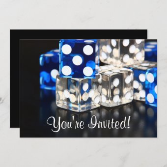 Dice Party Invitation | Zazzle