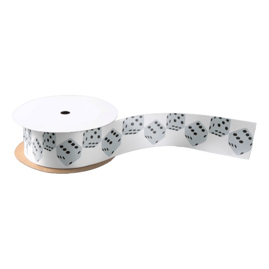Dice Satin Ribbon | Zazzle.com