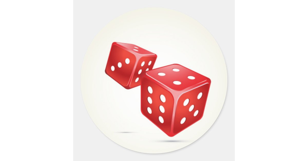 Dice Stickers | Zazzle