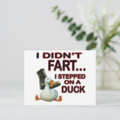 Didn't Fart Postcard | Zazzle