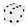 Die Dice Cube Pouf | Zazzle