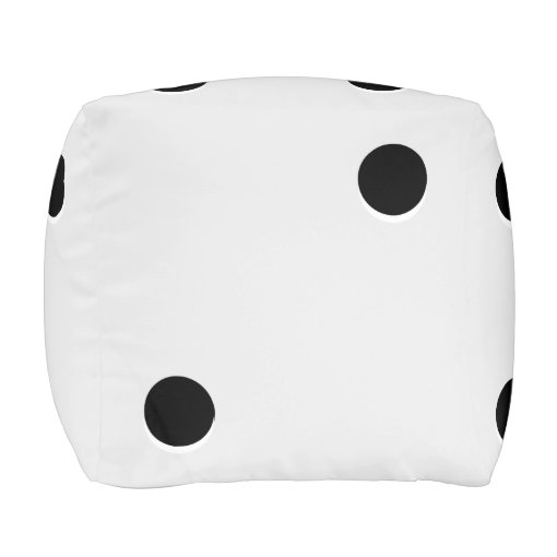 Die Dice Cube Pouf | Zazzle