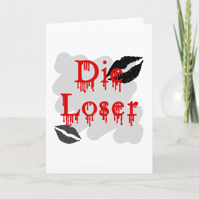 die loser holiday card | Zazzle