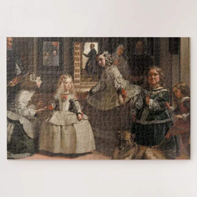 Diego Rodríguez de Silva Velázquez, Las Meninas Jigsaw Puzzle | Zazzle