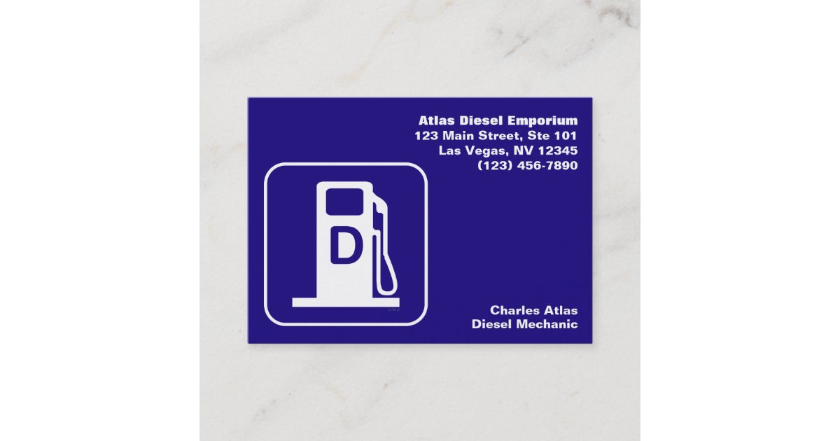 Diesel: Business Card | Zazzle