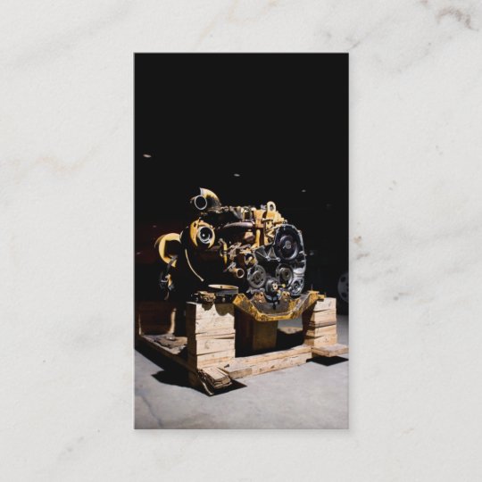 Diesel Engine Mechanic Business Card | Zazzle.com
