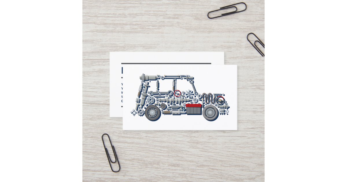 Diesel Mechanic Business Card | Zazzle