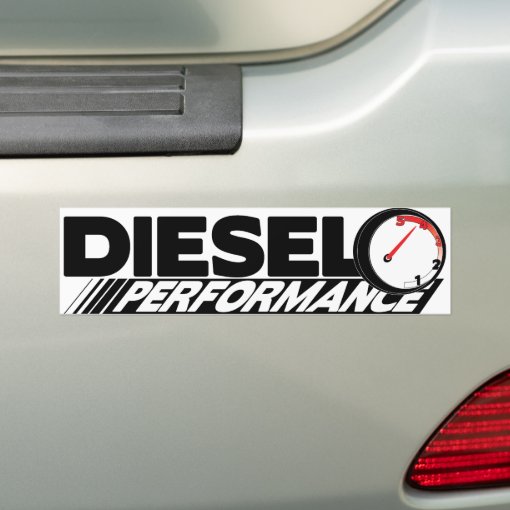 Diesel Preformance Bumper Sticker | Zazzle