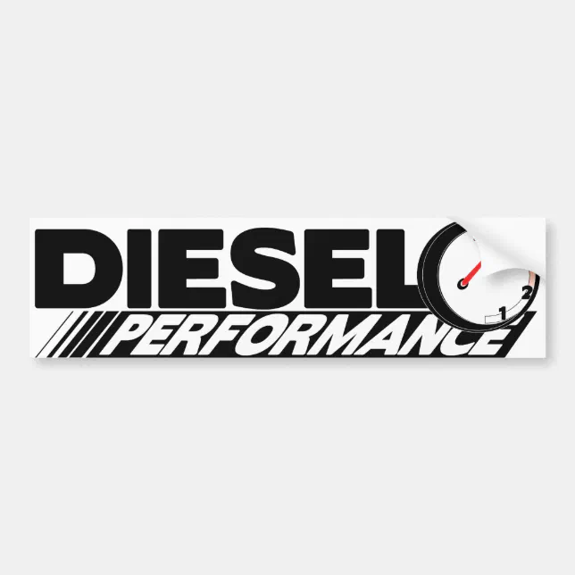 Diesel Preformance Bumper Sticker | Zazzle