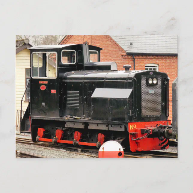 DIESEL TRAIN POSTCARD | Zazzle