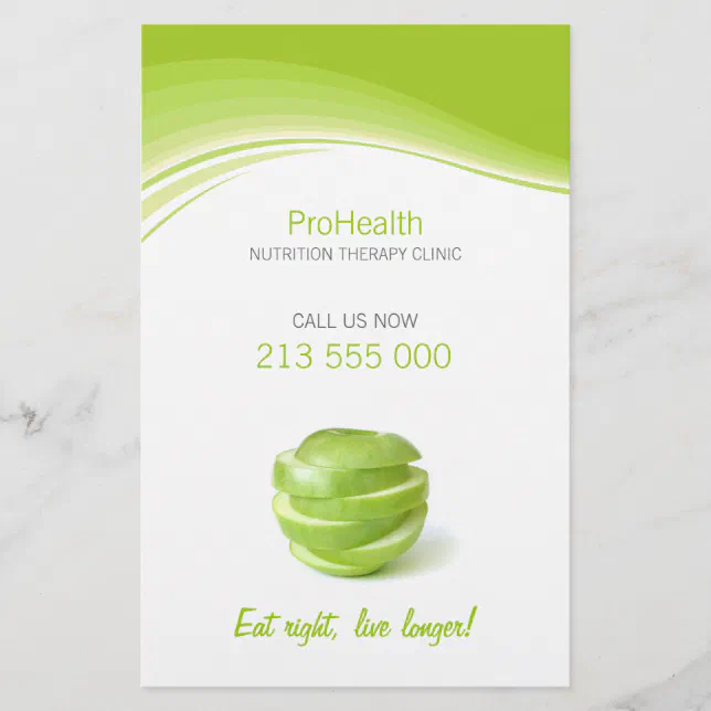 Dietitian / Nutrition Therapy flyer | Zazzle