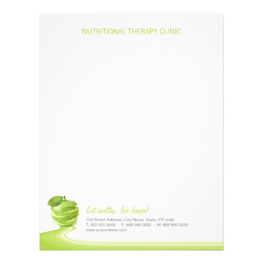 Dietitian Nutritionist Healthy Eating letterhead | Zazzle.com Dietitian Nutritionist Healthy Eating letterhead | Zazzle.com