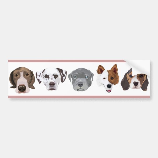 Different Dog Bumper Sticker | Zazzle.com