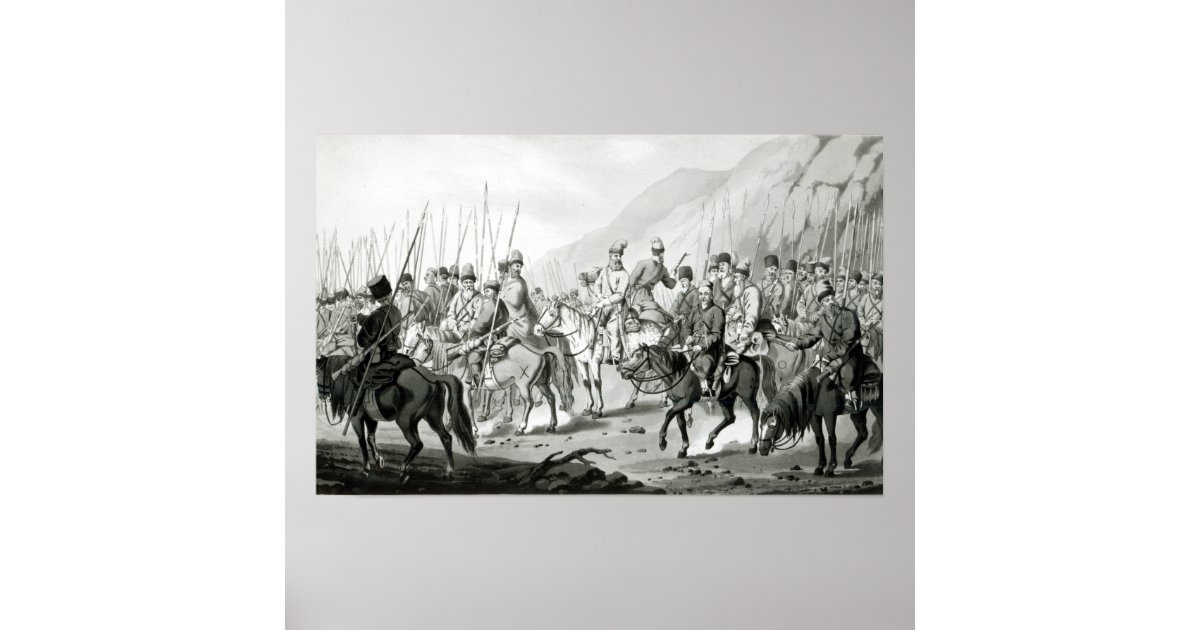 Different Tribes of Russian Cossacks Poster | Zazzle