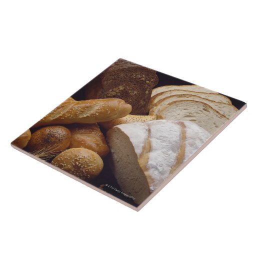 Different types of artisan bread tile | Zazzle