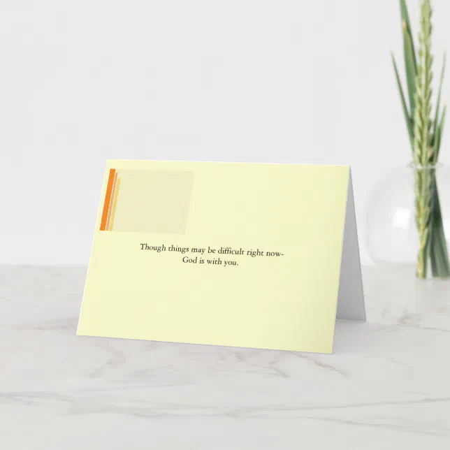 Difficult times card | Zazzle