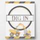 Dig In Construction Birthday Party Tabletop Sign Plaque | Zazzle