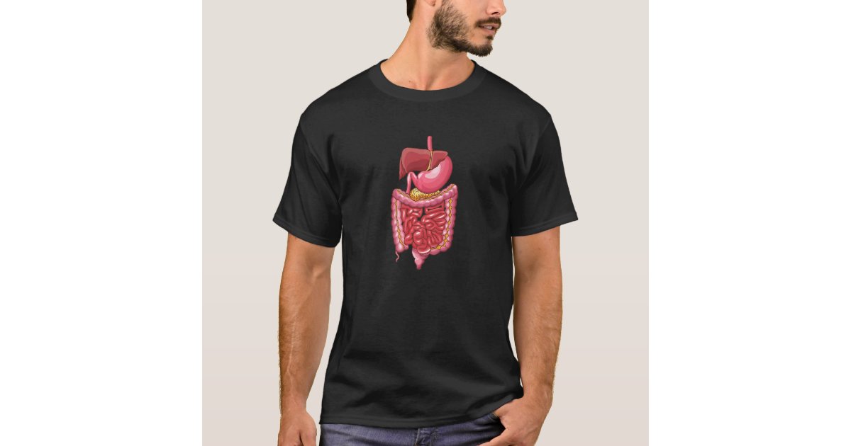 Digestive System Anatomy Anatomical Biology Teache T-Shirt | Zazzle