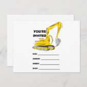 Digger Invitation | Zazzle