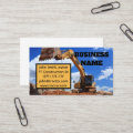 Digger Tractor Business Card | Zazzle