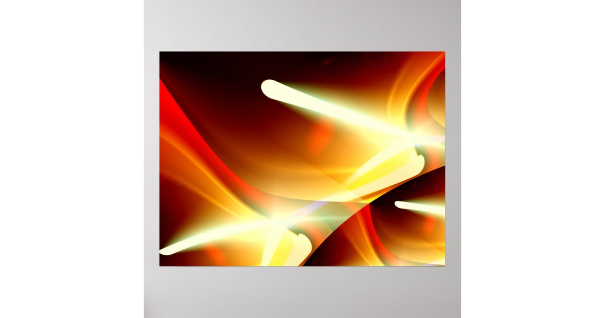 Digital Abstract - Computer Art Modern Poster | Zazzle