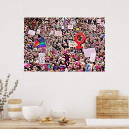 Digital Art from the Women's March Rally Poster | Zazzle