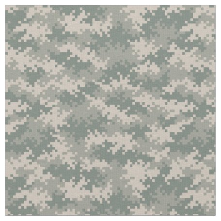 Gray Digi Camo Fabric | Zazzle