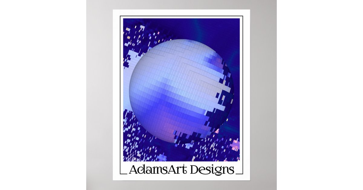 Digital Debris Poster | Zazzle