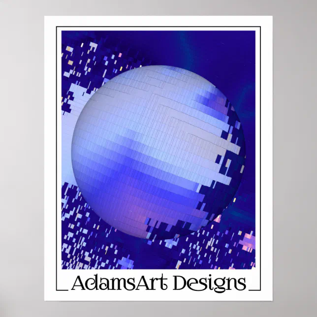 Digital Debris Poster | Zazzle