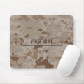 Digital Desert Camouflage Customizable Mouse Pad | Zazzle