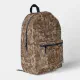 Digital Desert Camouflage Pattern Printed Backpack | Zazzle