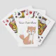 Digital Illustration Of A Cute Fox Poker Cards | Zazzle