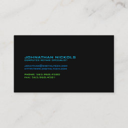 Digital Tech. Computer Business Cards | Zazzle