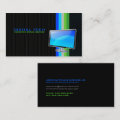 Digital Tech. TV Business Cards | Zazzle