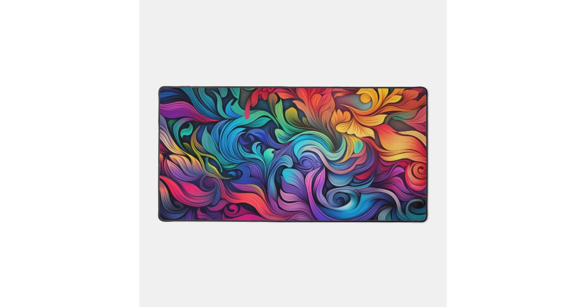 Digital Utopia Desk Mat | Zazzle