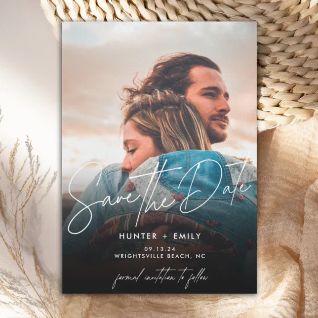 Digital Wedding Save the Date Editable Template | Zazzle