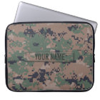 Military Digital Woodland Background Laptop Sleeve | Zazzle.com