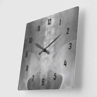 Digital X-Ray Art Wall Clock | Zazzle