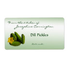 Dill Pickles Canning Labels | Zazzle
