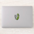 Dill With It Funny Pickle Pun Vinyl Sticker | Zazzle