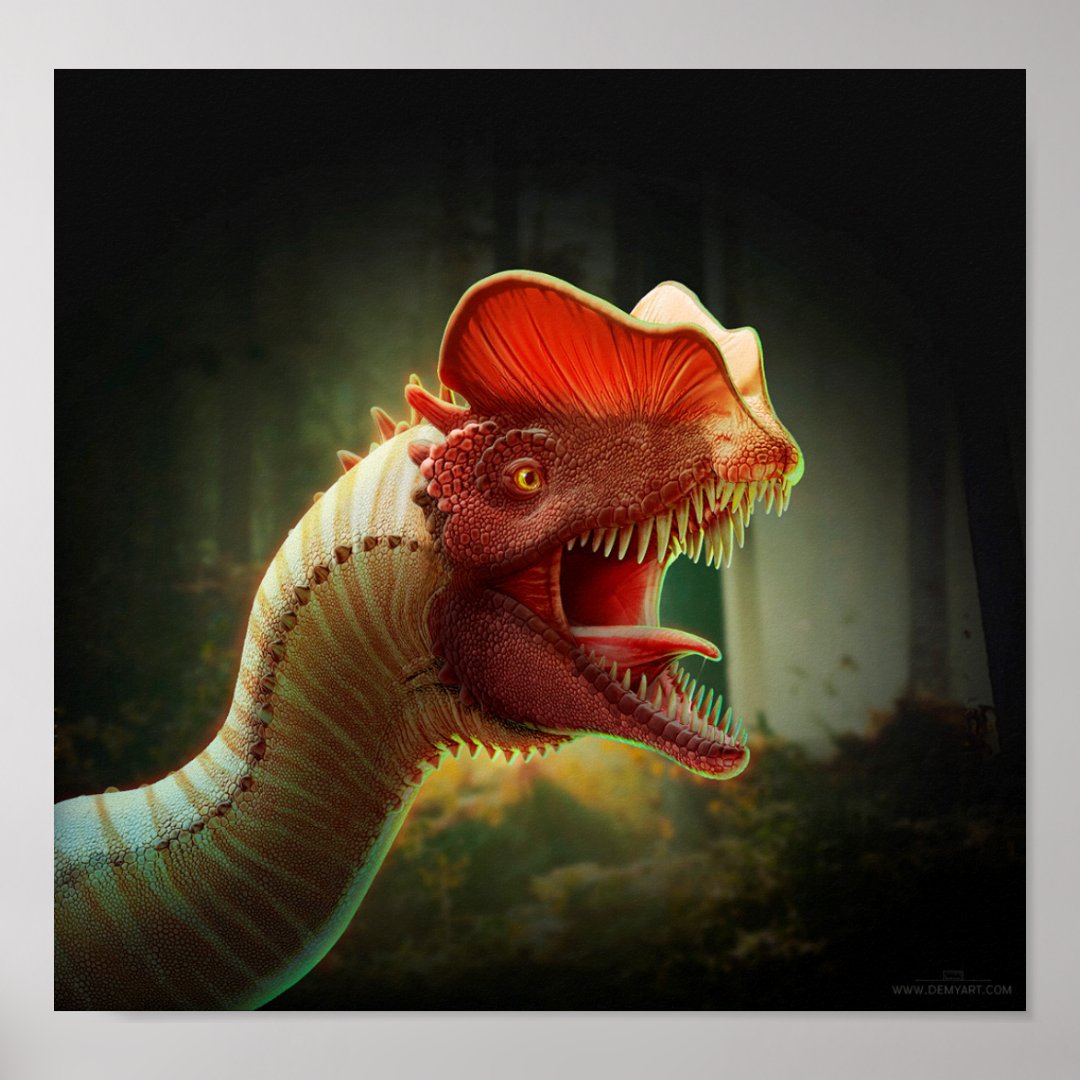 Dilophosaurus poster | Zazzle