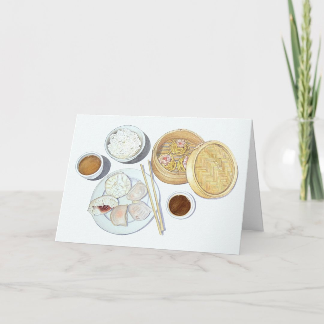 Dim Sum Card | Zazzle