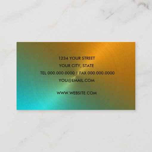 Dimensional Sheen Business Card | Zazzle