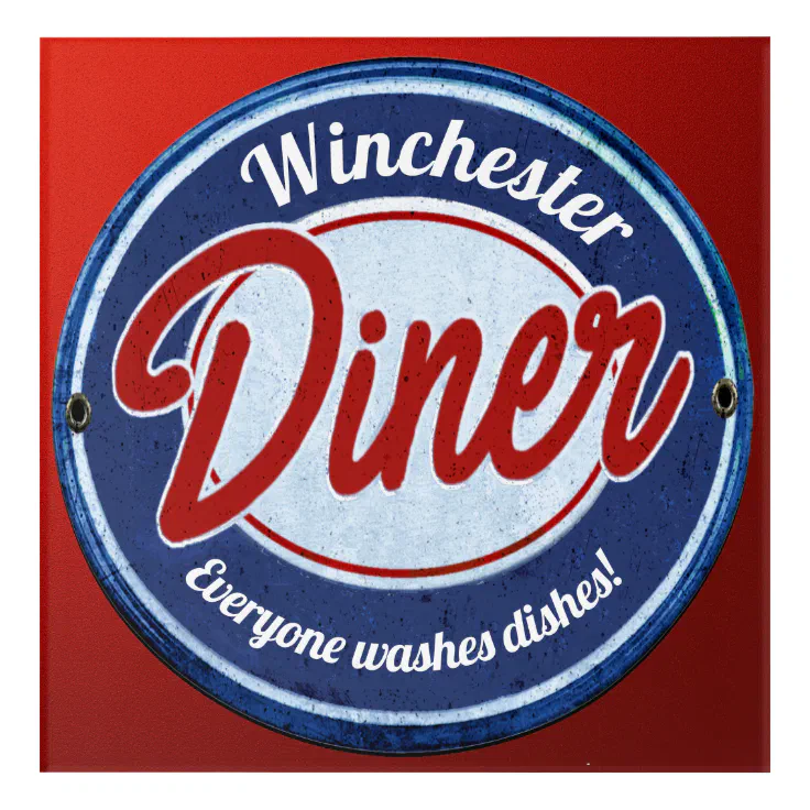 Diner Sign Acrylic Art | Zazzle