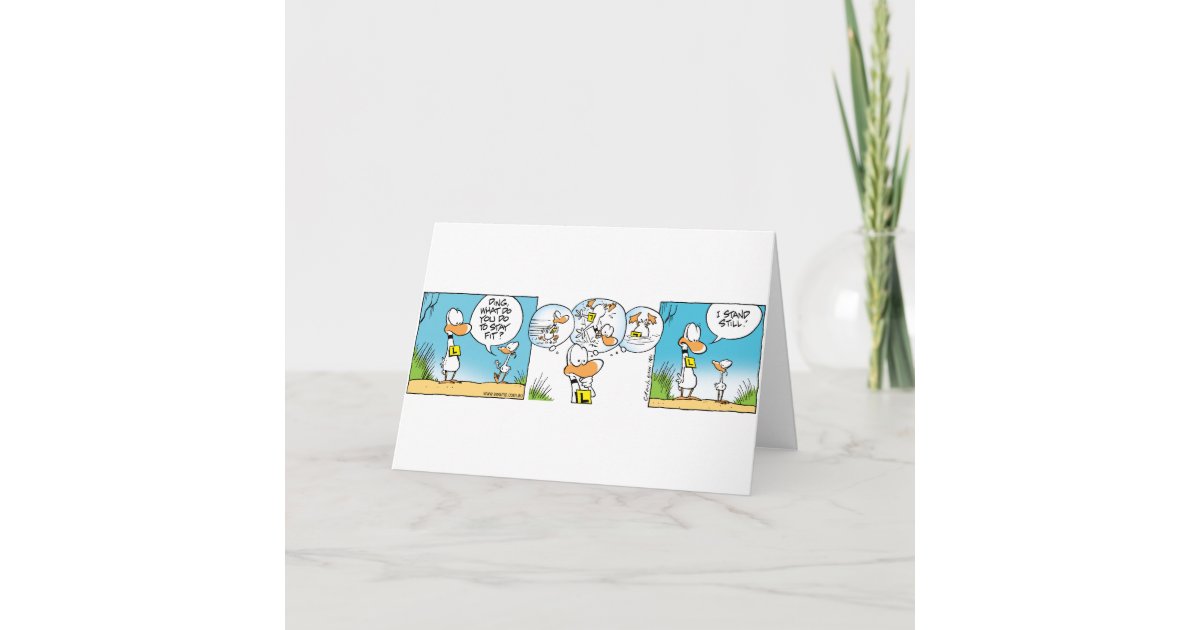 Ding Duck get Well Soon Card | Zazzle