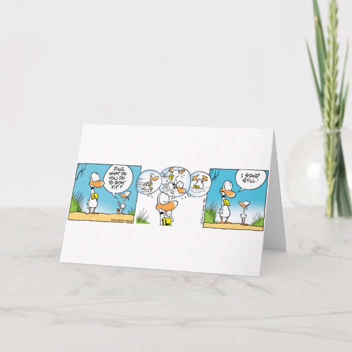 Ding Duck get Well Soon Card | Zazzle.com